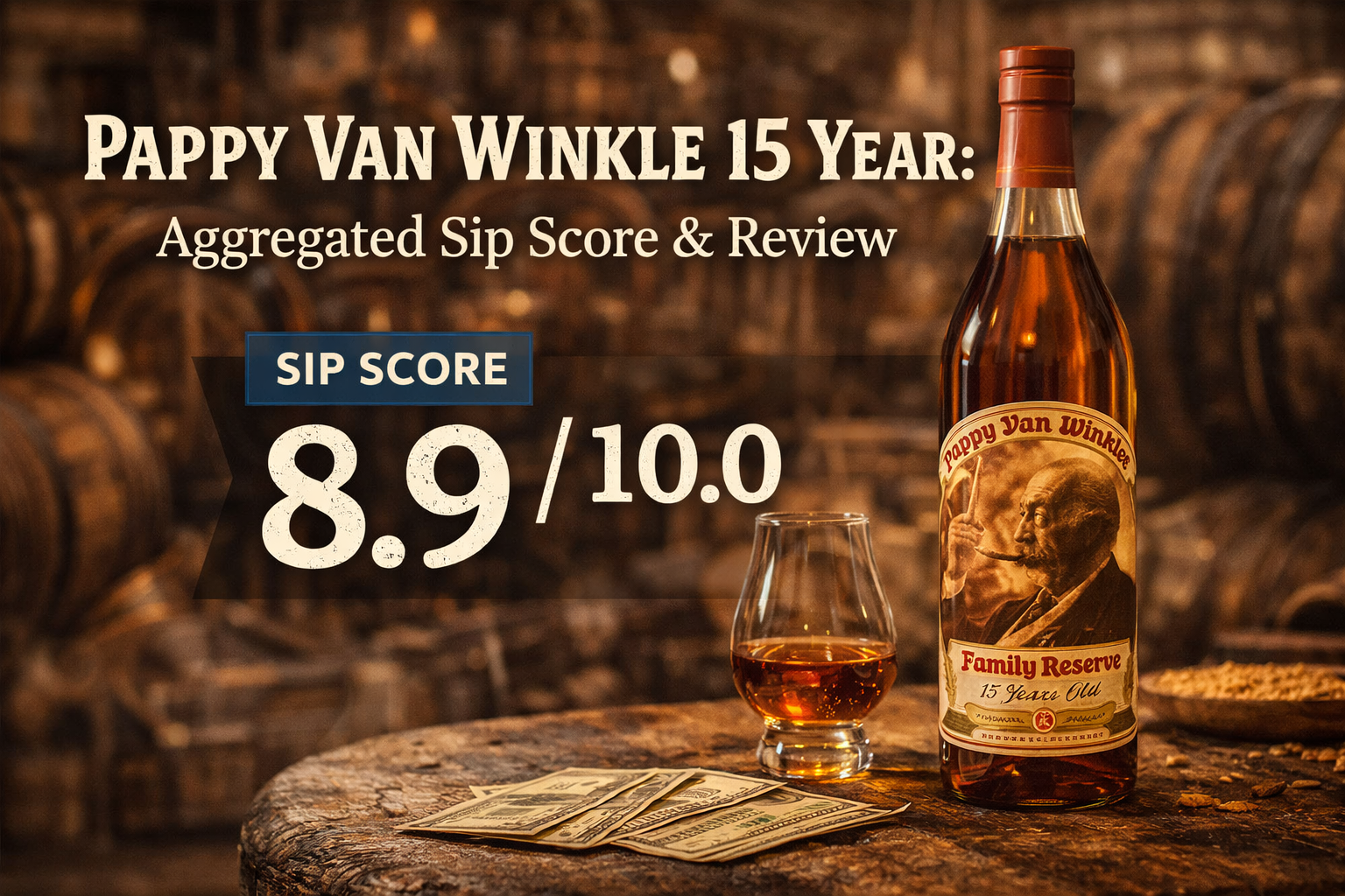 Pappy Van Winkle 15 Year Review & Aggregated Score | The Bourbon Report